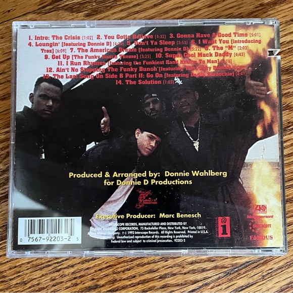 Media | You Gotta Believe By Marky Mark And The Funky Bunch Cd Sep1992 ...